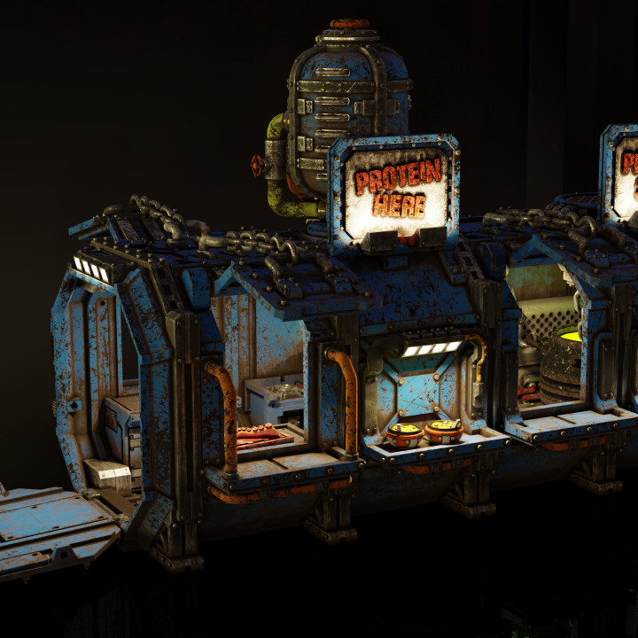 3D Printable Food Truck - Container Kit by Print Minis