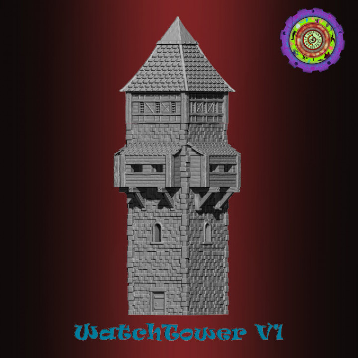 3D Printable WatchTower by C2Dwellers