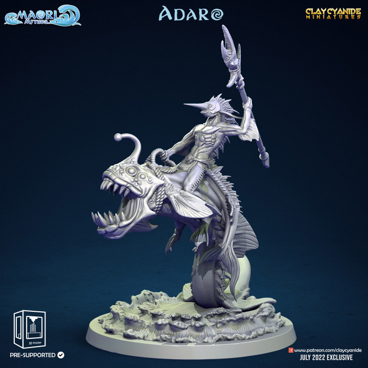 3D Printable Adaro by Clay Cyanide Miniatures
