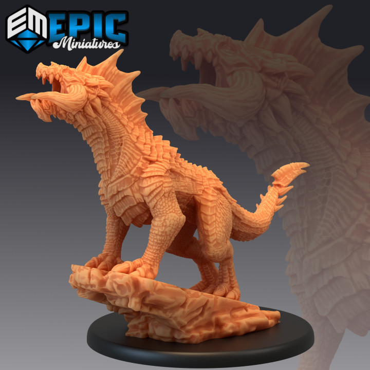 3D Printable Black Guard Drake Set / Legendary Dragon / Mountain ...