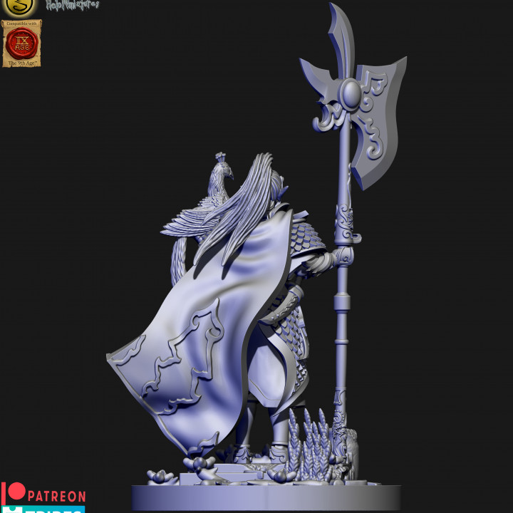 3D Printable High elves Phoenix lord (elf) by HoloMiniatures