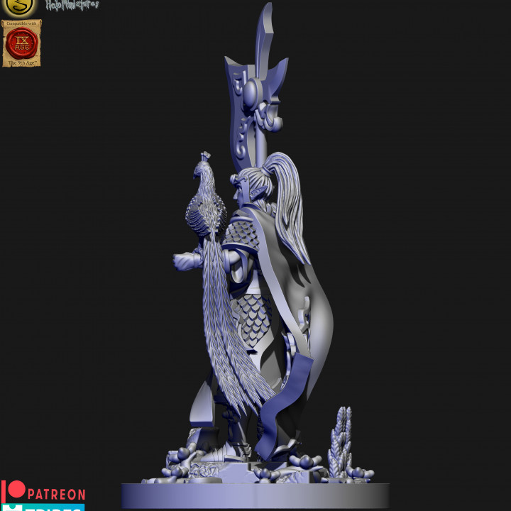 3D Printable High elves Phoenix lord (elf) by HoloMiniatures