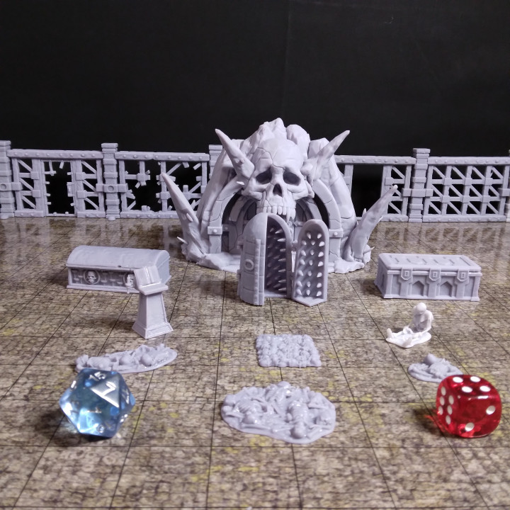 3D Printable Dungeon Scatter Terrain by SRS Studios