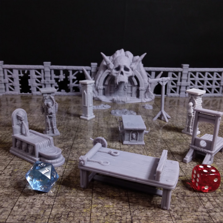3D Printable Dungeon Scatter Terrain by SRS Studios