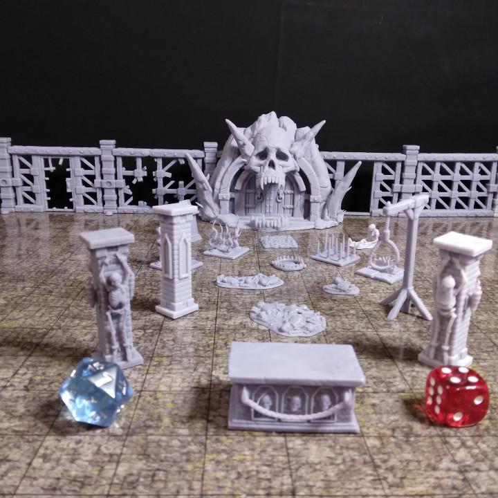 3D Printable Dungeon Scatter Terrain by SRS Studios