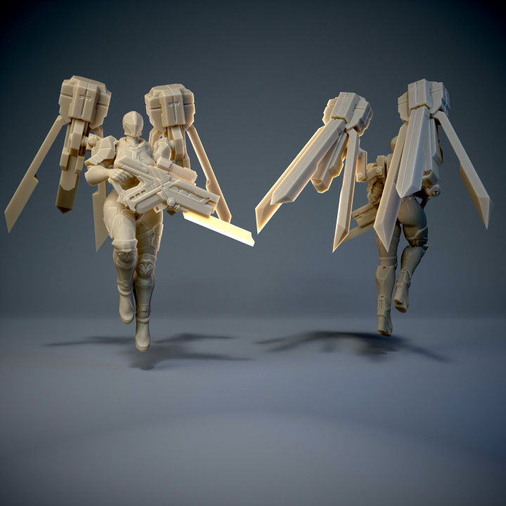 3D Printable Zoryas Wings by Mad's Minis