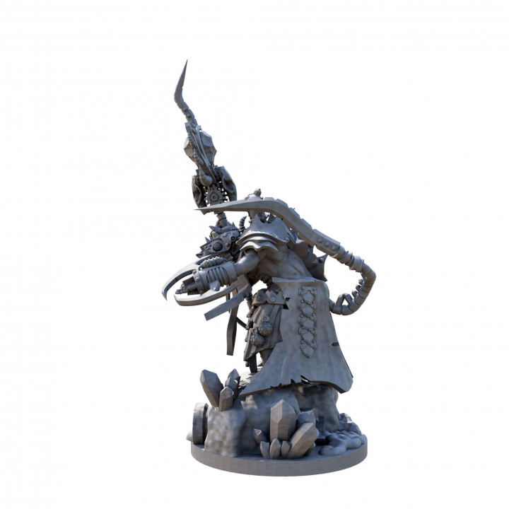 3D Printable Ratkin Supreme Warlock | Fantasy Resin Miniature by Lex Addams