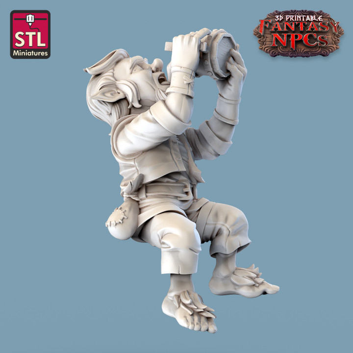 3D Printable Fantasy NPCs - Inn Set by STL Miniatures