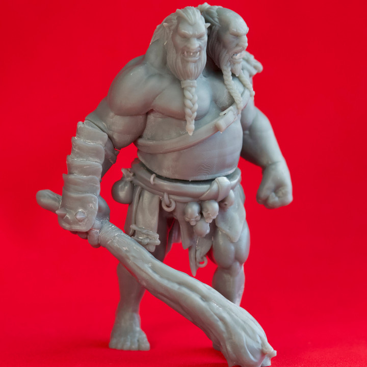 3D Printable Ettin - Tabletop Miniature (Pre-Supported) by Yasashii ...