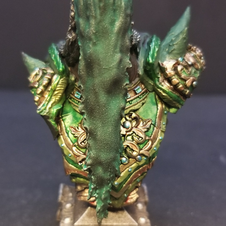 3D Print of Bust - The Faceless King by grddy