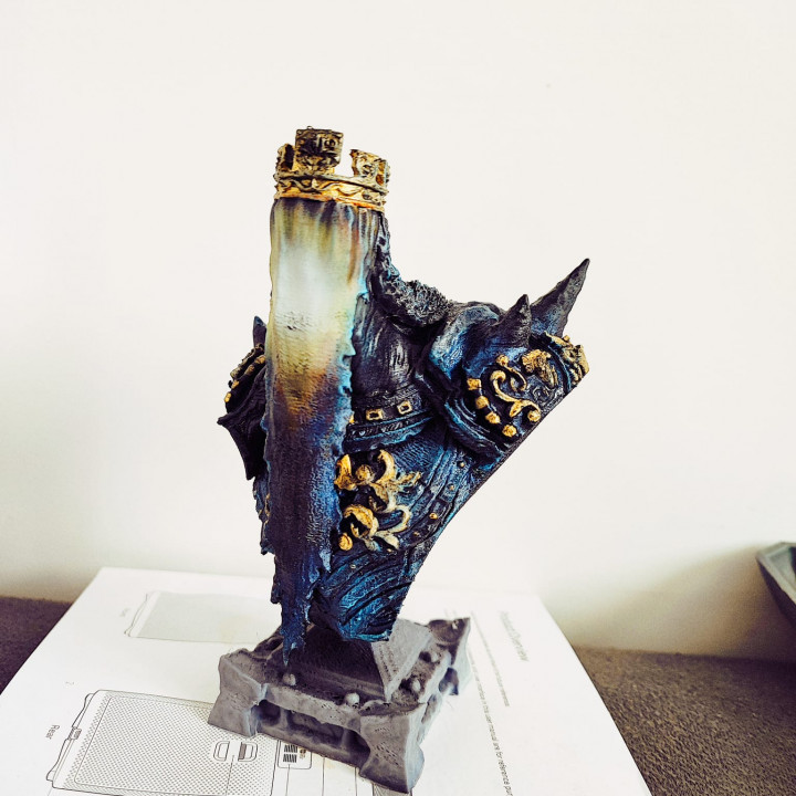 3D Print of Bust - The Faceless King by michaldudys