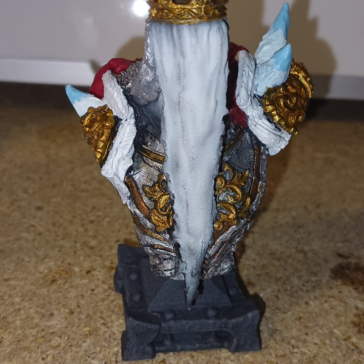 3D Print of Bust - The Faceless King by jessyschreiner