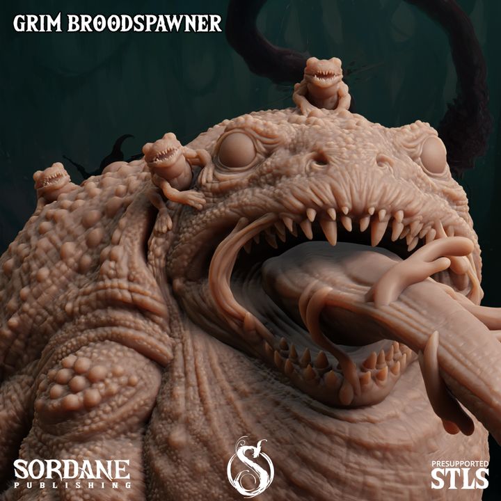 3D Printable Grim Broodspawner by Sordane Publishing