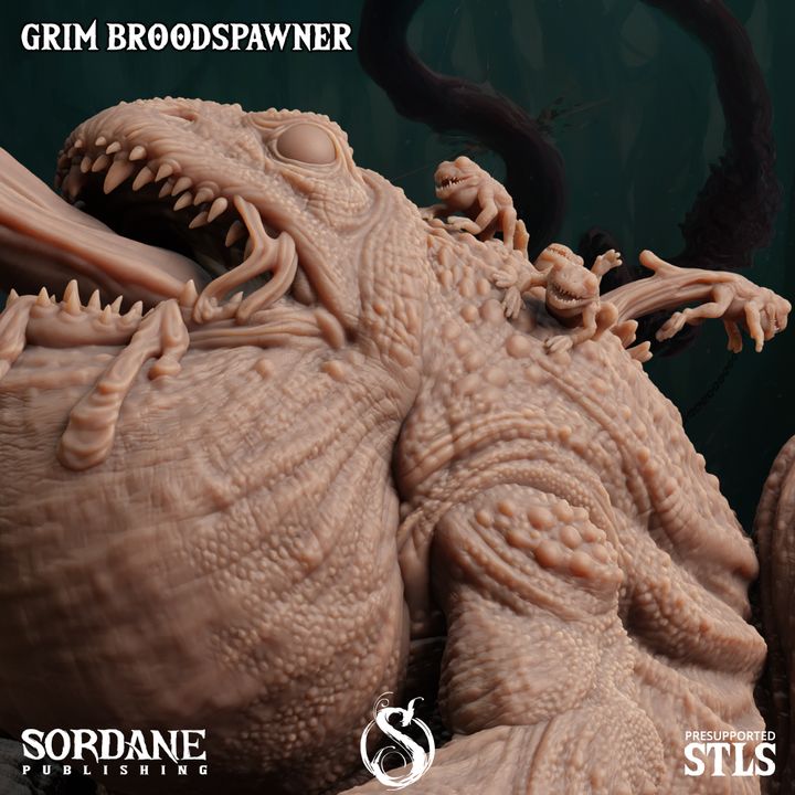 3D Printable Grim Broodspawner by Sordane Publishing