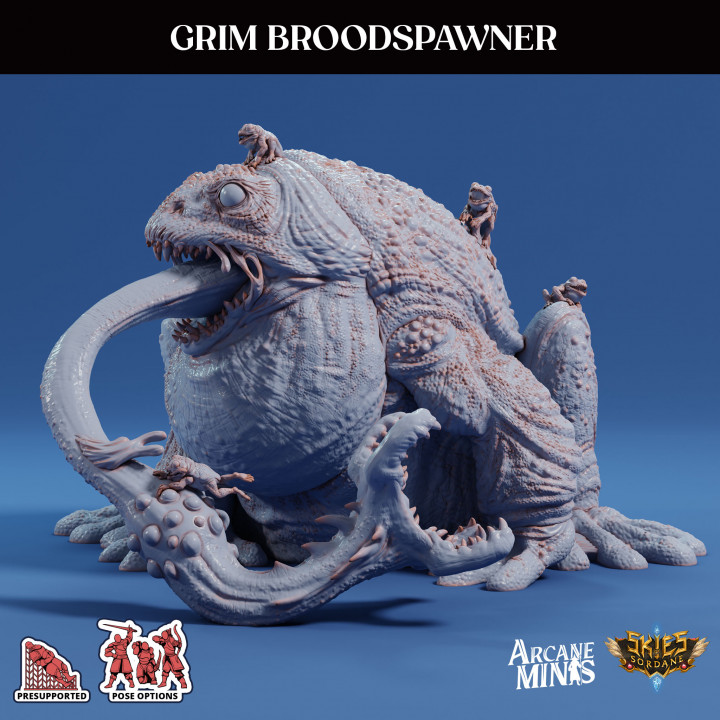 3D Printable Grim Broodspawner by Sordane Publishing