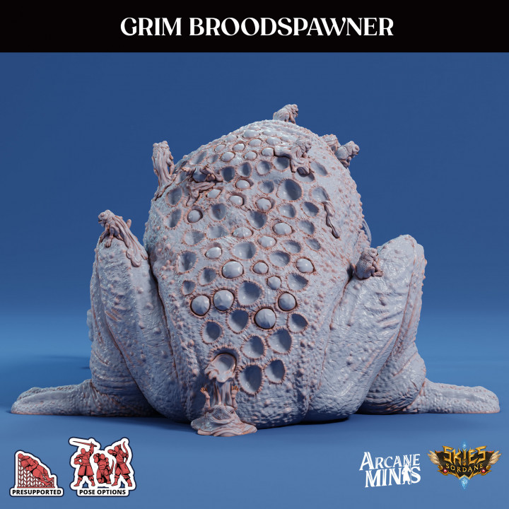 3D Printable Grim Broodspawner by Sordane Publishing