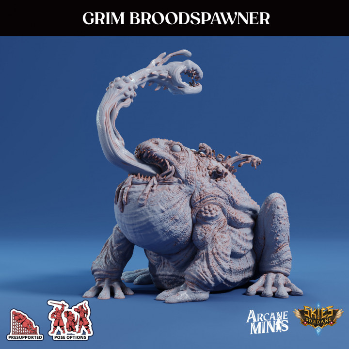 3D Printable Grim Broodspawner by Sordane Publishing