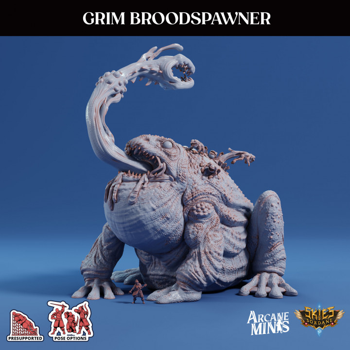 3D Printable Grim Broodspawner by Arcane Minis