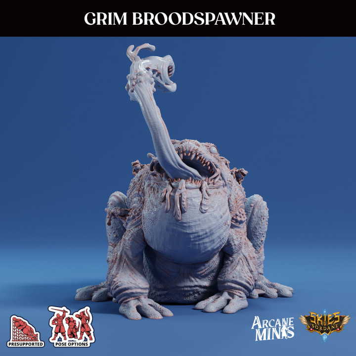 3D Printable Grim Broodspawner by Sordane Publishing