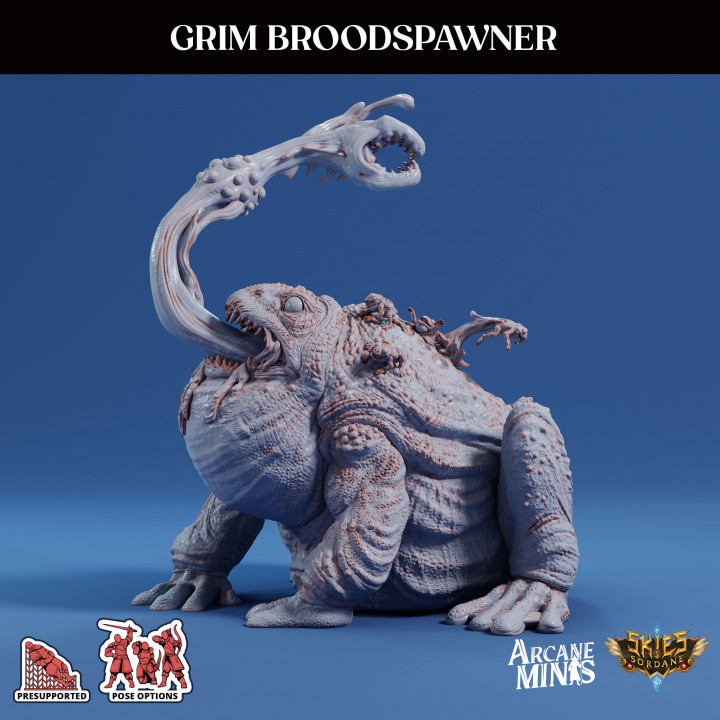 3D Printable Grim Broodspawner by Arcane Minis
