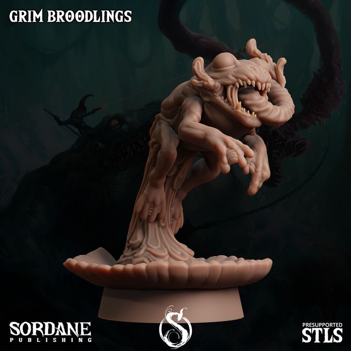 3D Printable Grim Broodlings by Sordane Publishing