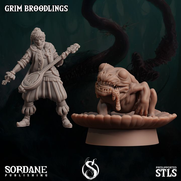 3D Printable Grim Broodlings by Sordane Publishing