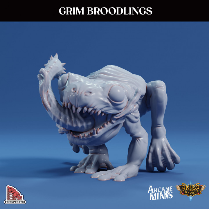 3D Printable Grim Broodlings by Sordane Publishing