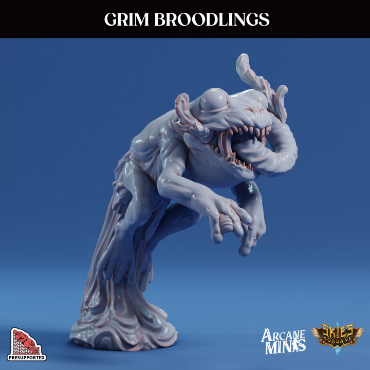 3D Printable Grim Broodlings by Sordane Publishing