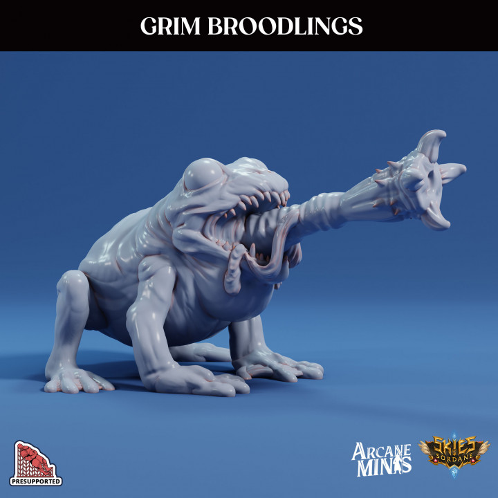 3D Printable Grim Broodlings by Sordane Publishing