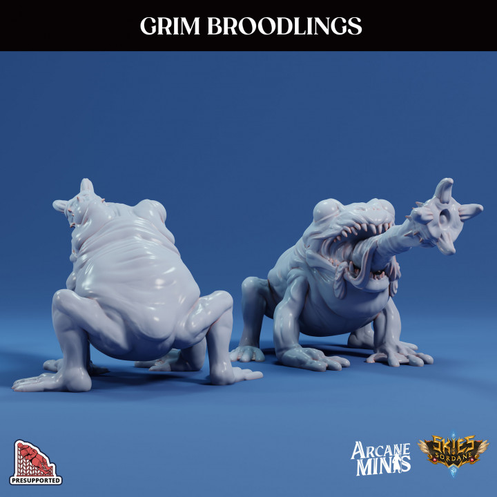 3D Printable Grim Broodlings by Sordane Publishing