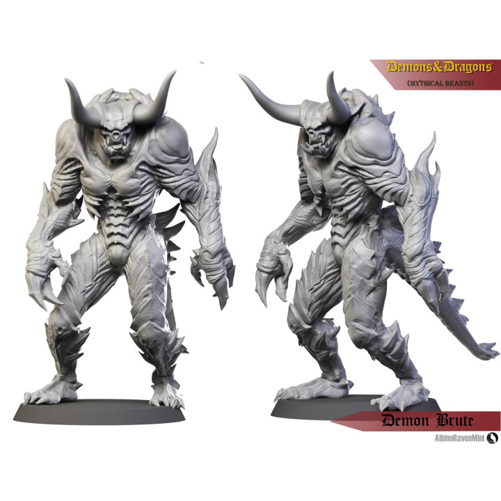 3D Printable 36 Demon Brute by Sergeant Hammer