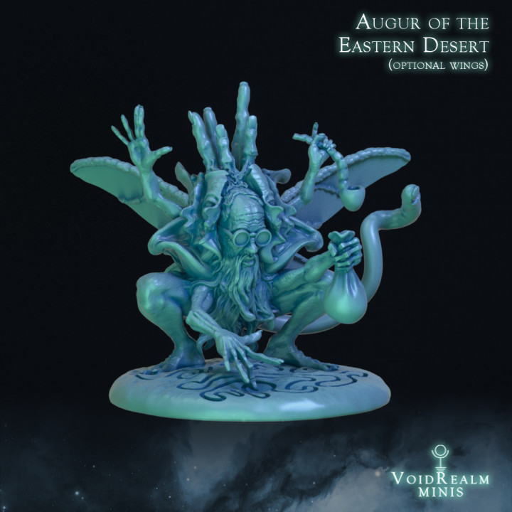 3D Printable Augur of the Eastern Desert by VoidRealm Minis