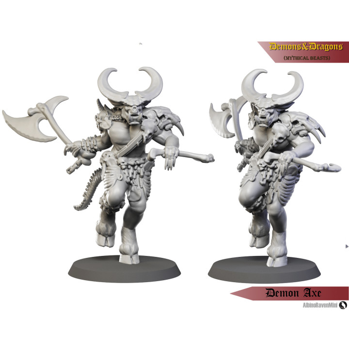 3D Printable 37_Demon_Axe by Sergeant Hammer