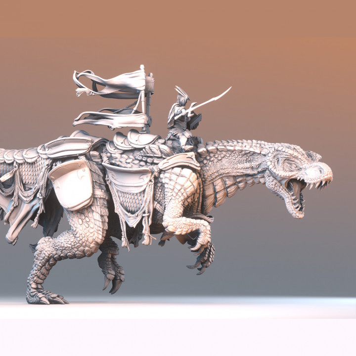 3D Printable Dragon multi part kit by ketaminies
