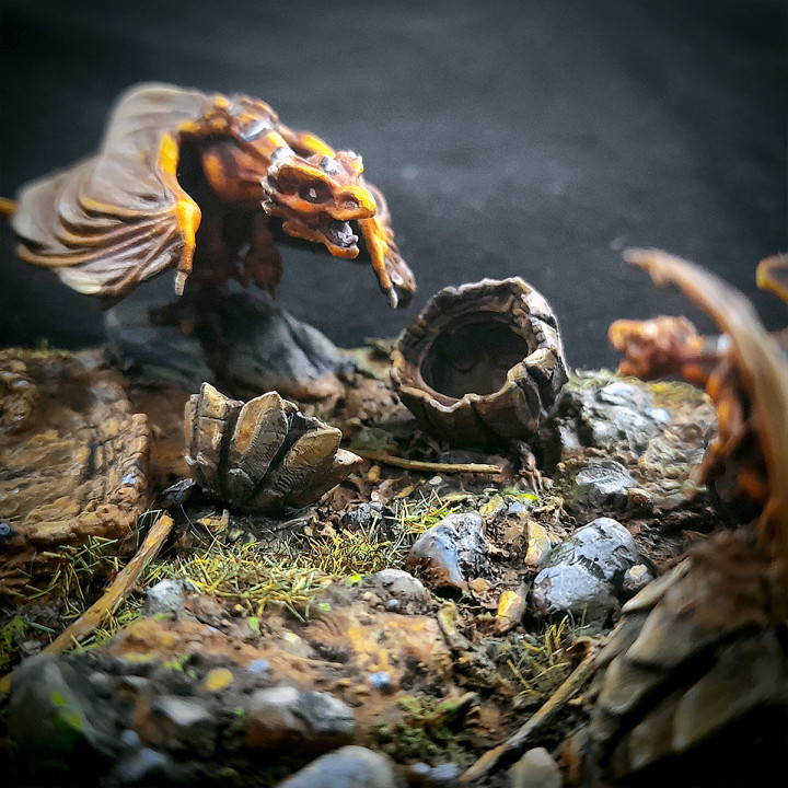 3D Printable Dragon multi part kit by ketaminies