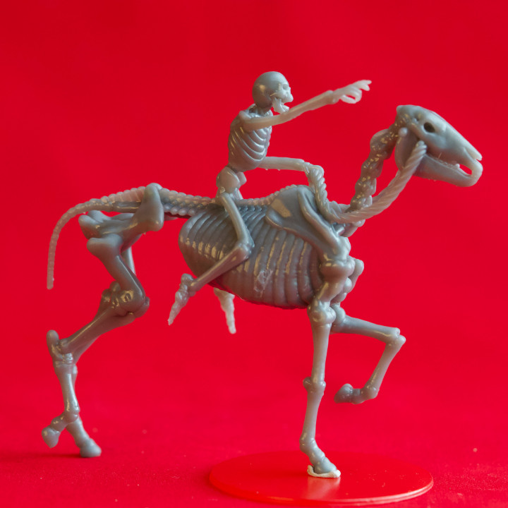 3D Printable Skeleton Riders - Book of Beasts - Tabletop Miniatures ...