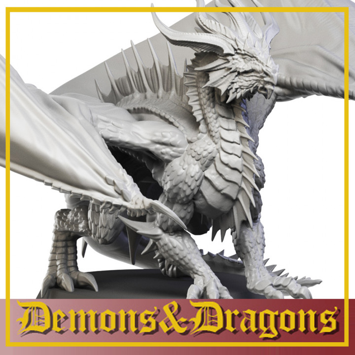 3D Printable 41 Old Dragon by Sergeant Hammer