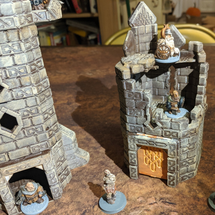 3D Printable Understone Tower - Square shaped by brander roullett