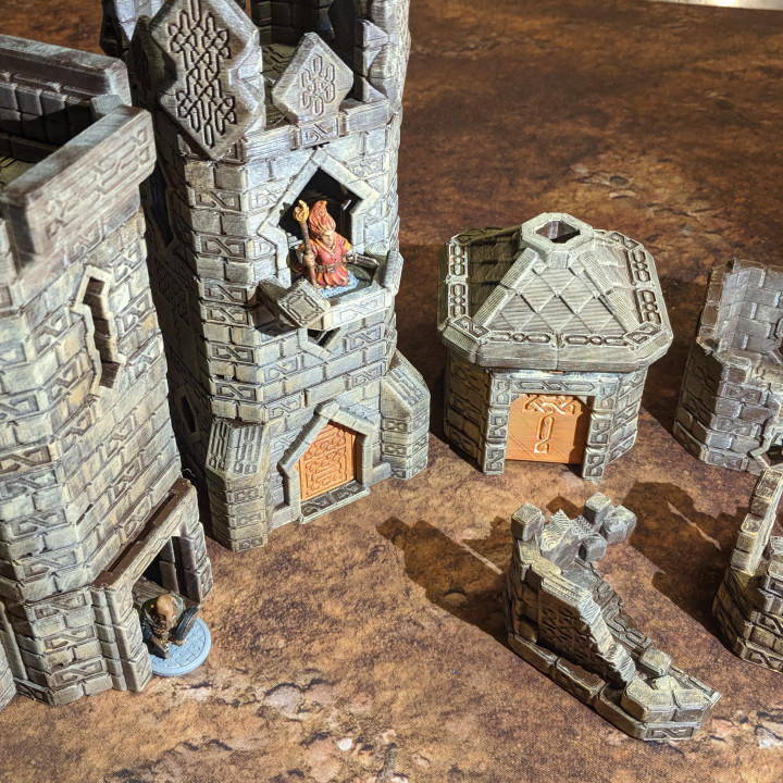 3D Printable Understone Tower - Square shaped by brander roullett