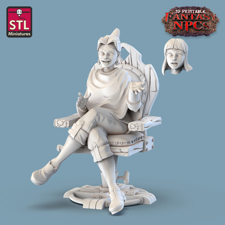 3D Printable Fantasy NPCs - SG4 Individual Characters by STL Miniatures