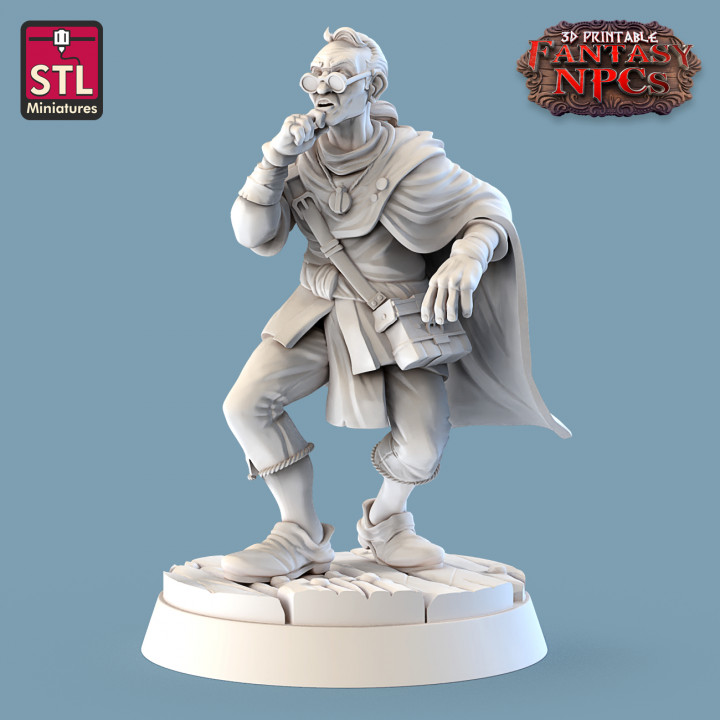 3D Printable Fantasy NPCs - SG4 Individual Characters by STL Miniatures