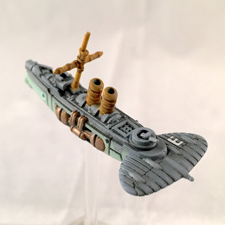 3D Printable SPRITE Class Flying Torpedo Boat for Castles in the Sky ...