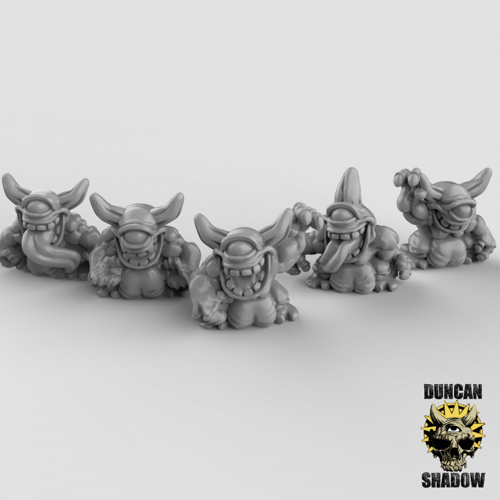 3D Printable Demon Swarm singles (pre supported) by Duncan Shadow