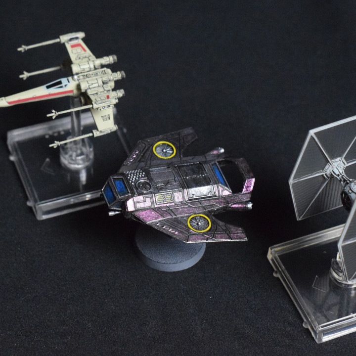 3D Printable 1:270 scale Nighthawk scout fighter by WYLDFORM LLC