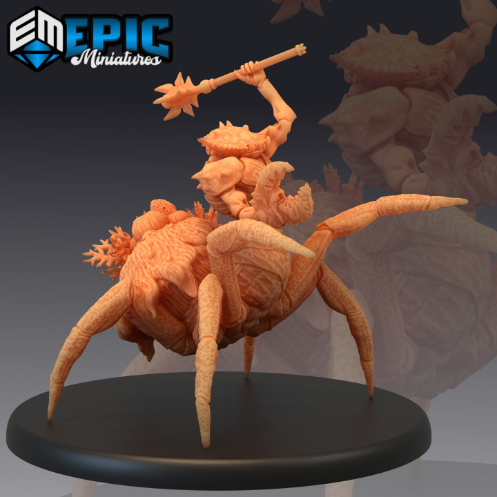 3D Printable Crab People Mace / Claw Hugger / Water Folk Race / Ocean ...