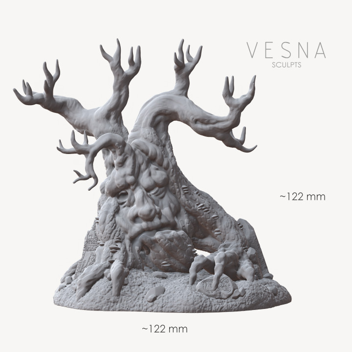 3D Printable GRUMPY TREE by VESNA SCULPTS