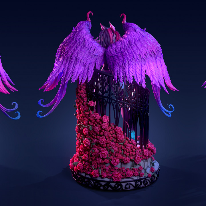 3D Printable Angie Pin Up (Pose 2) 75mm Pre-Supported by Ronin Arts ...