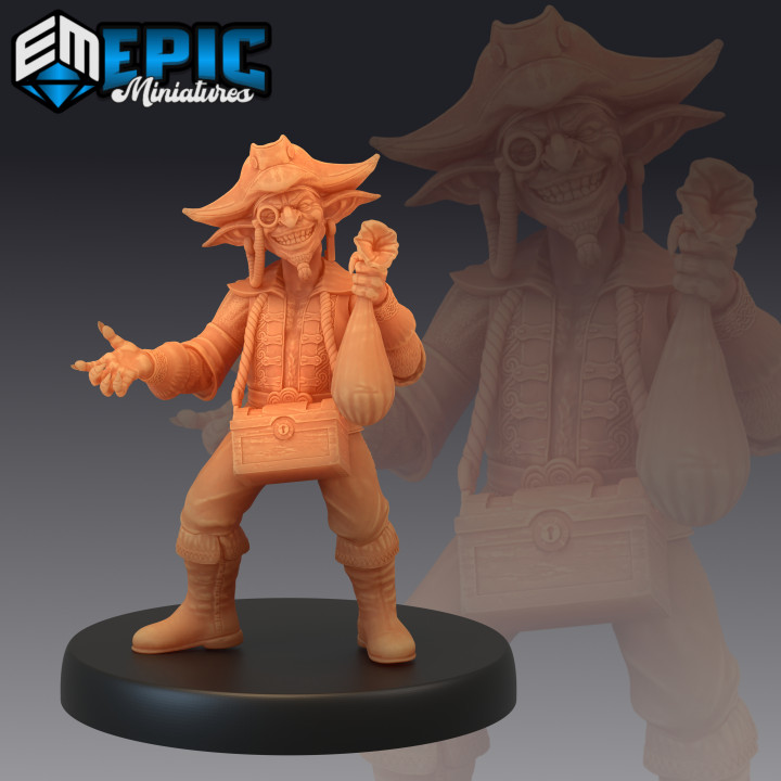 3D Printable Goblin Pirate Set / Green Skin Army Soldier / Corsair ...