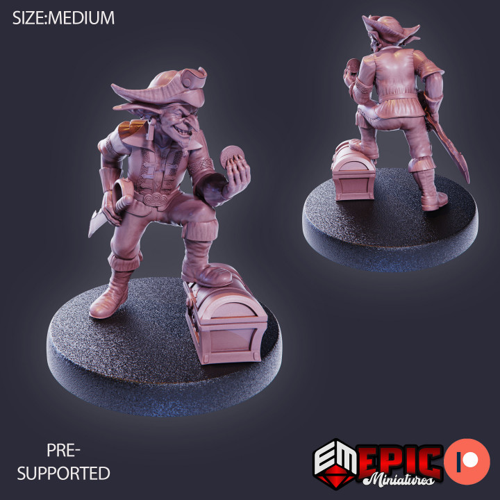 3D Printable Goblin Pirate Set / Green Skin Army Soldier / Corsair ...