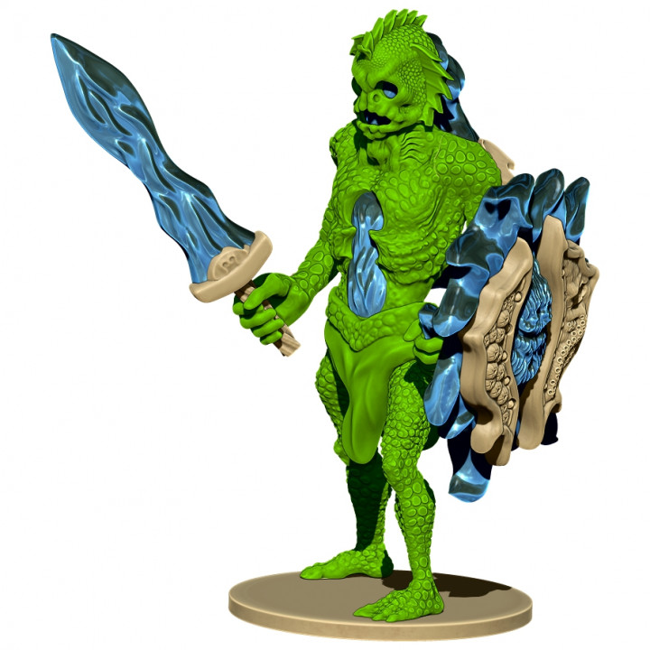 3D Printable Fishman 3 by MiniaturesCraze